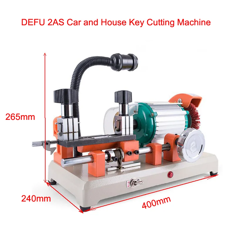 DEFU-2AS-Car-and-House-Key-Cutting-Machine-Horizontal-Key-Cutter-220V ...