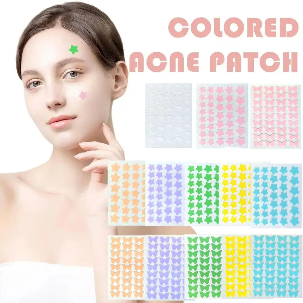 Cute Colorful Star/Butterfly Pimple Patch Acne Stickers -Acne Removal ...