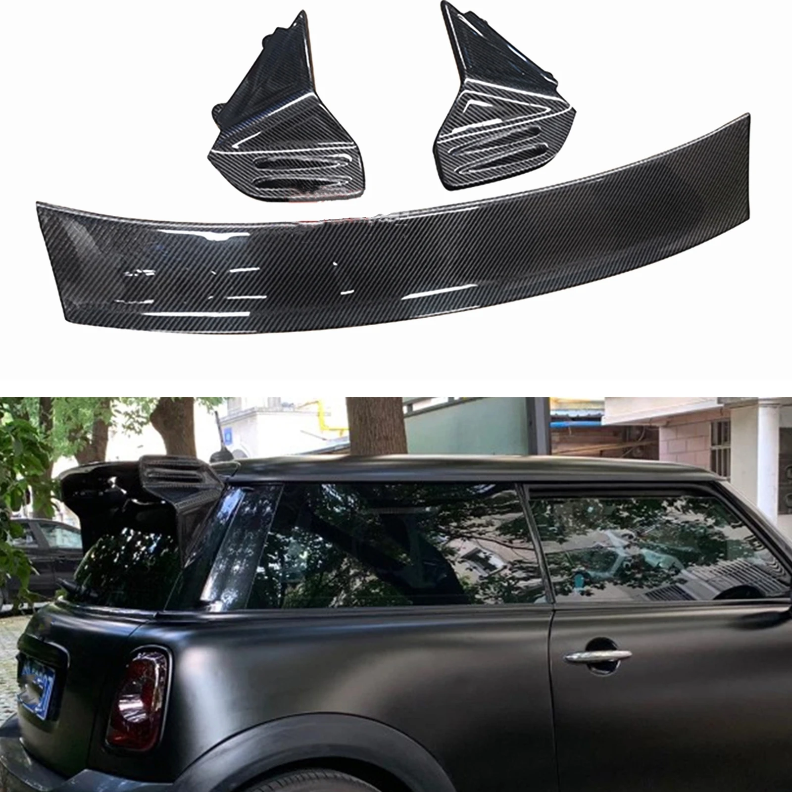 Rear-Roof-Spoiler-Wing-For-Mini-Cooper-S-R55-R56-R57-R58-R59-2007-2014 ...
