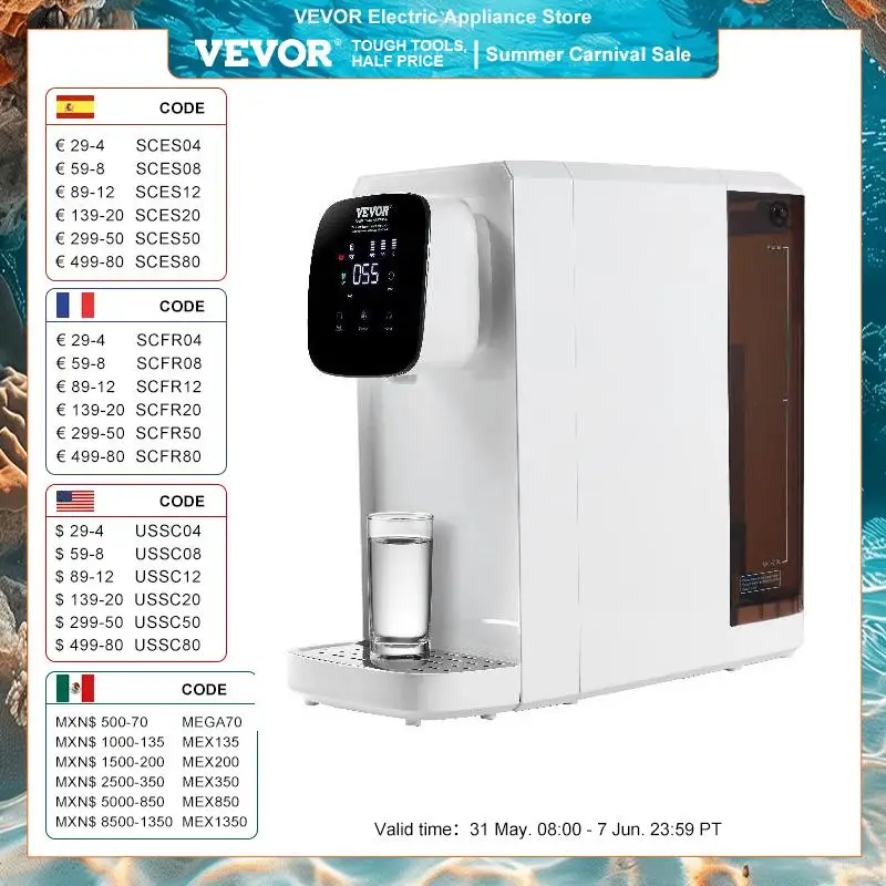 VEVOR-UV-Countertop-Reverse-Osmosis-Water-Filtration-Purification ...