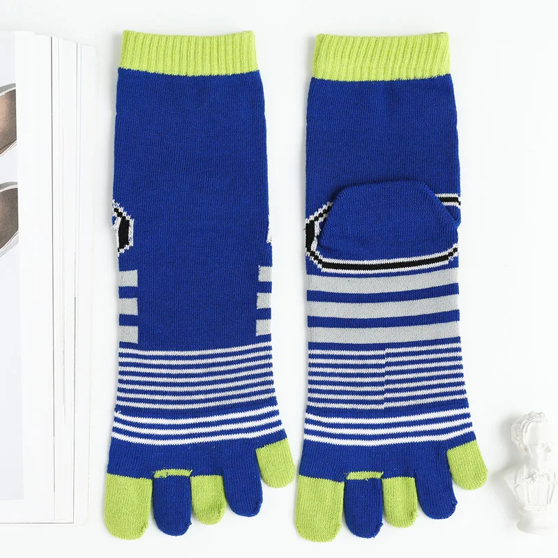 5-Pairs-Thick-Cotton-Sport-Five-Finger-Socks-Fashion-Designer-Socks ...