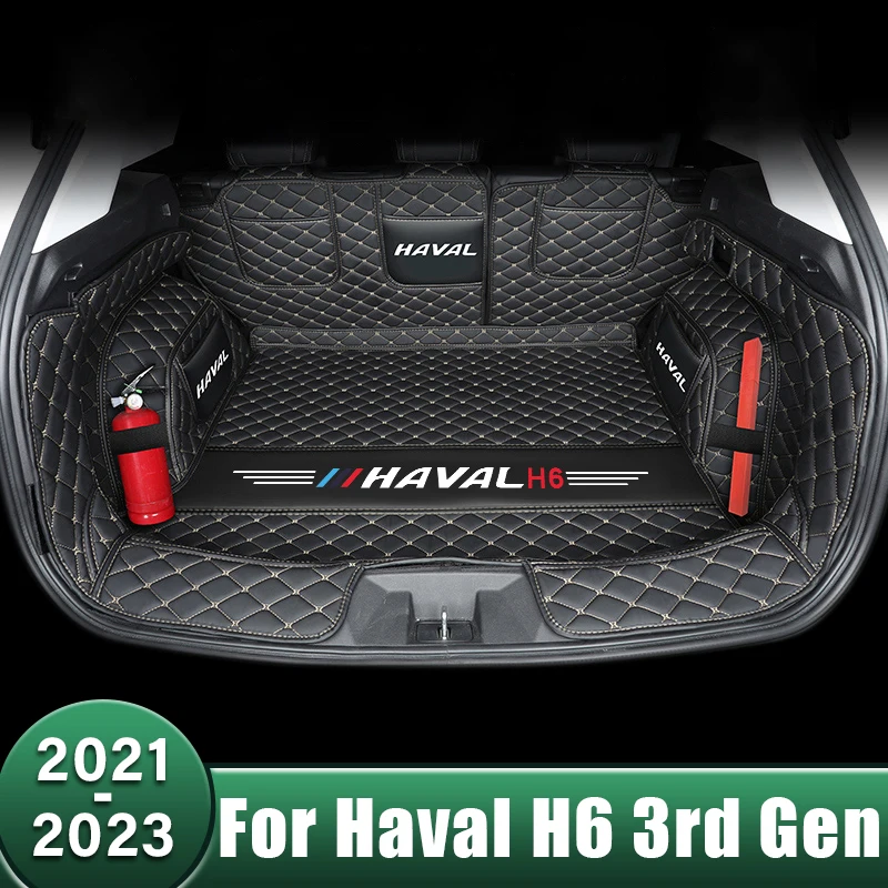 Leather-Car-Rear-Trunk-Mats-Waterproof-Tray-Cargo-Pad-Trunk-Carpet ...