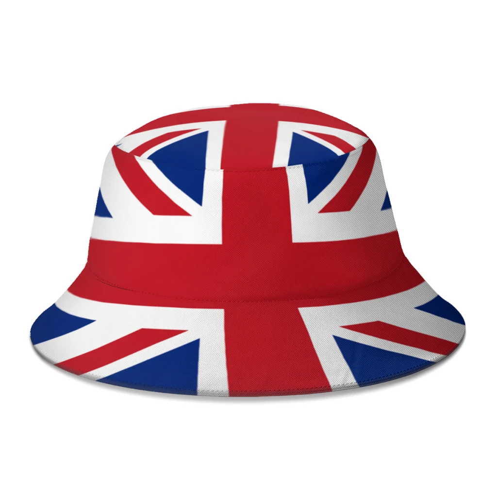 Autumn-British-Flag-Bucket-Hats-for-Boy-Girl-Cool-English-Fisherman ...