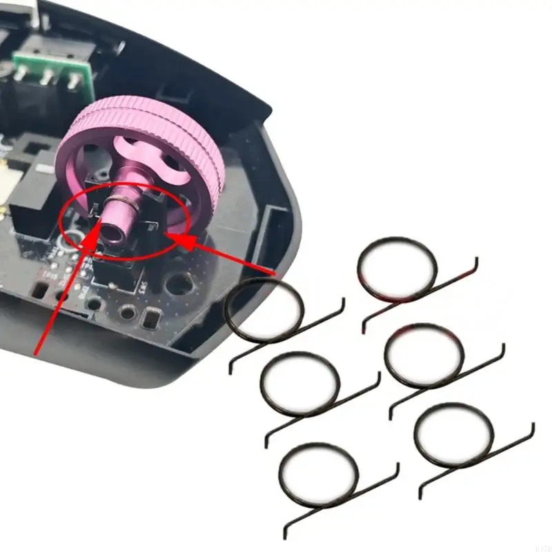 H37F Mouse Scroll Wheel Pulley Mouse Wheel Rollers Preloaded Spring ...