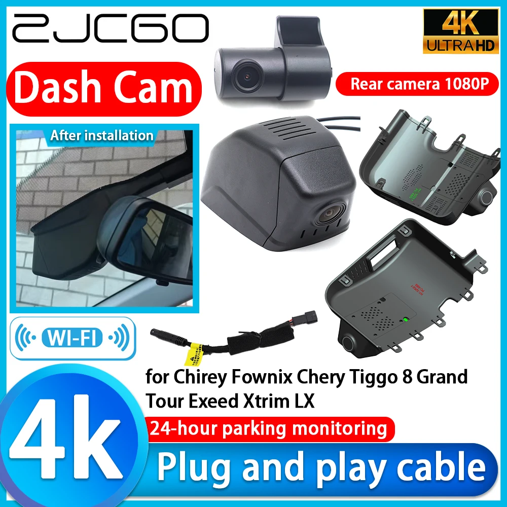 for Chirey Fownix Chery Tiggo 8 Grand Tour Exeed Xtrim LX Wifi 4K DVR ...