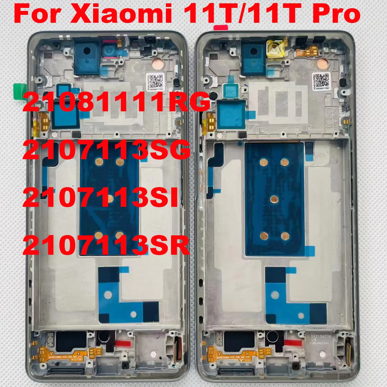 6.67 "amoled original para xiaomi mi11t 21081111rg tela lcd painel de ...