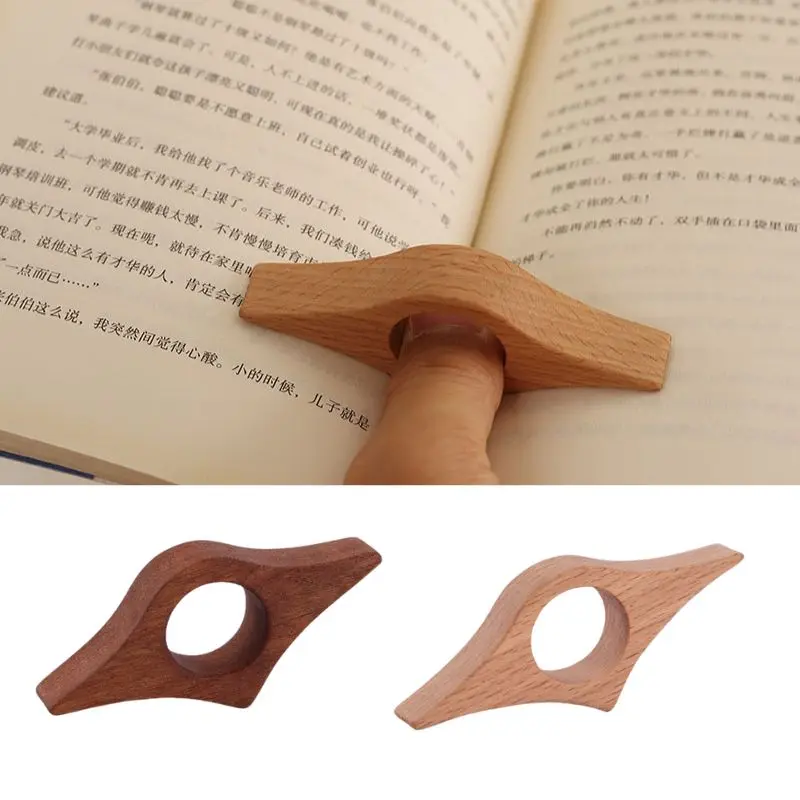 Wooden-Thumb-Bookmark-One-Hand-Reading-Thumb-Book-Holder-Reading ...