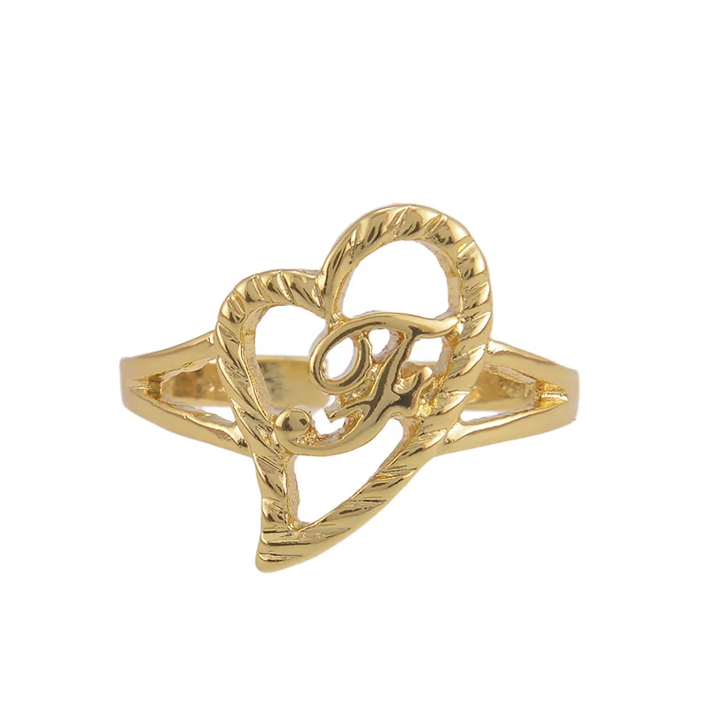 Lateefah-Custom-A-Z-Letter-Ring-Personality-Hip-Hop-Ring-Heart-Rings ...