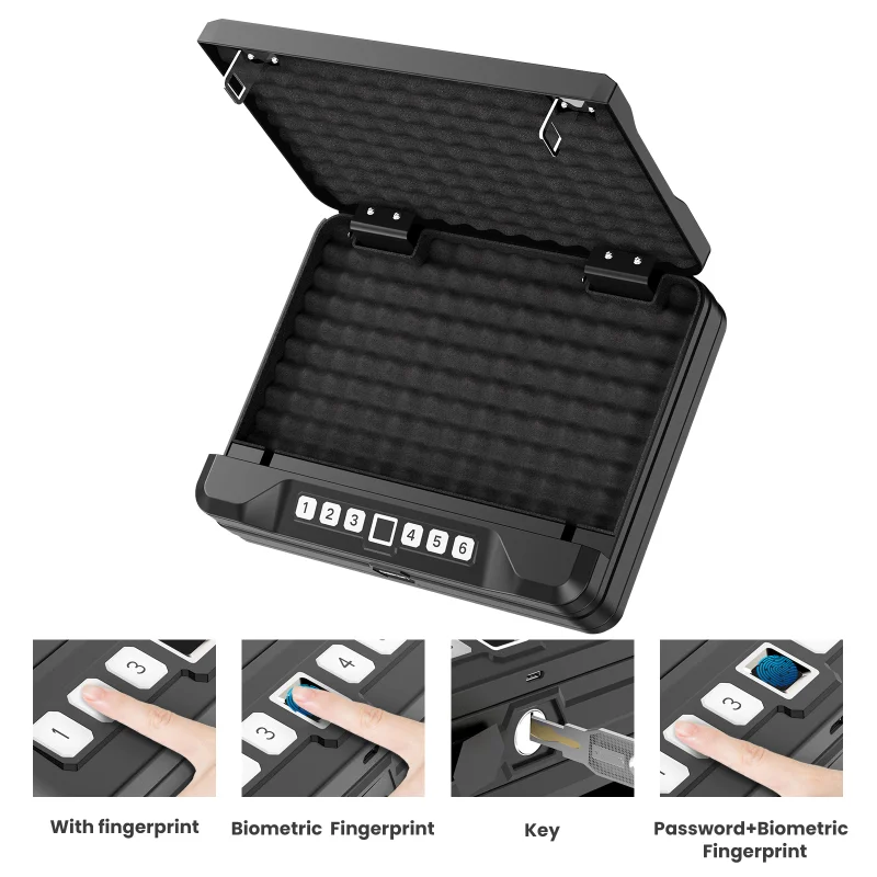Portable-Security-Safe-Box-Fingerprint-Key-Double-Verification-Smart ...