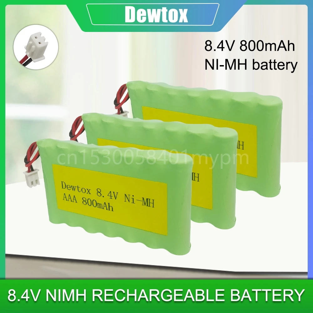 8.4V AAA 800mah Rechargeable Ni Mh Battery pack with Plugs cell for ...