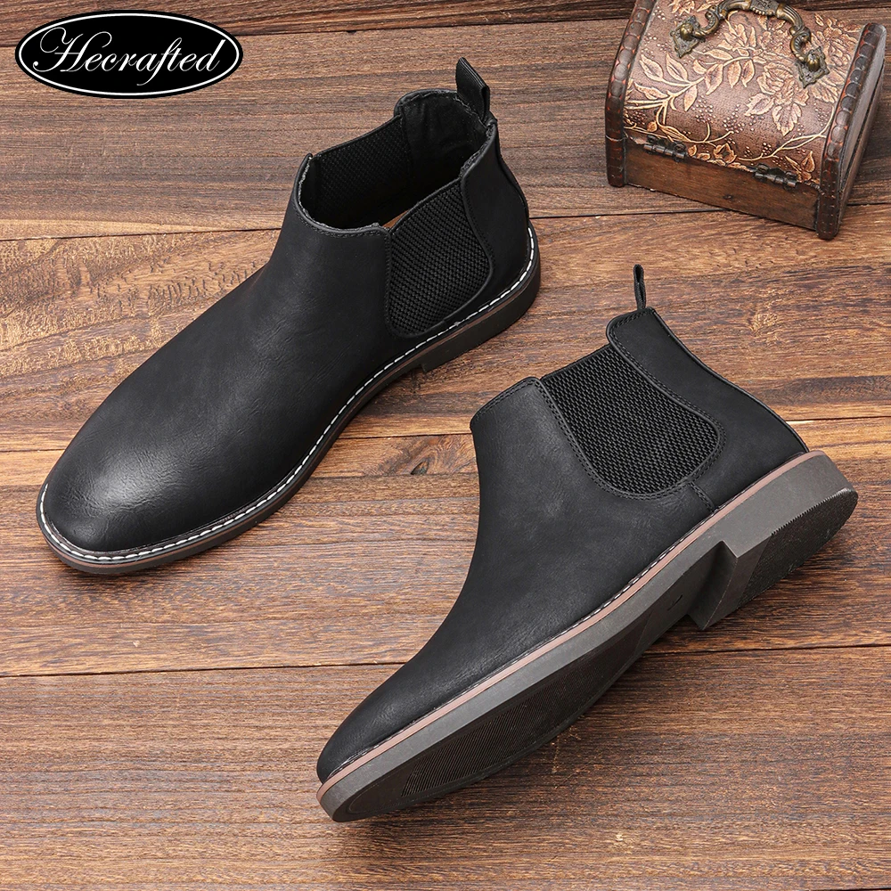 Chelsea Boots Men Fashion Comfortable Top Quality Brand Leather Boots # ...