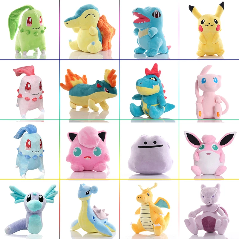 20cm-Pink-Blue-Chikorita-Pokemon-Plush-Toy-Cyndaquil-Totodile-Kawaii ...