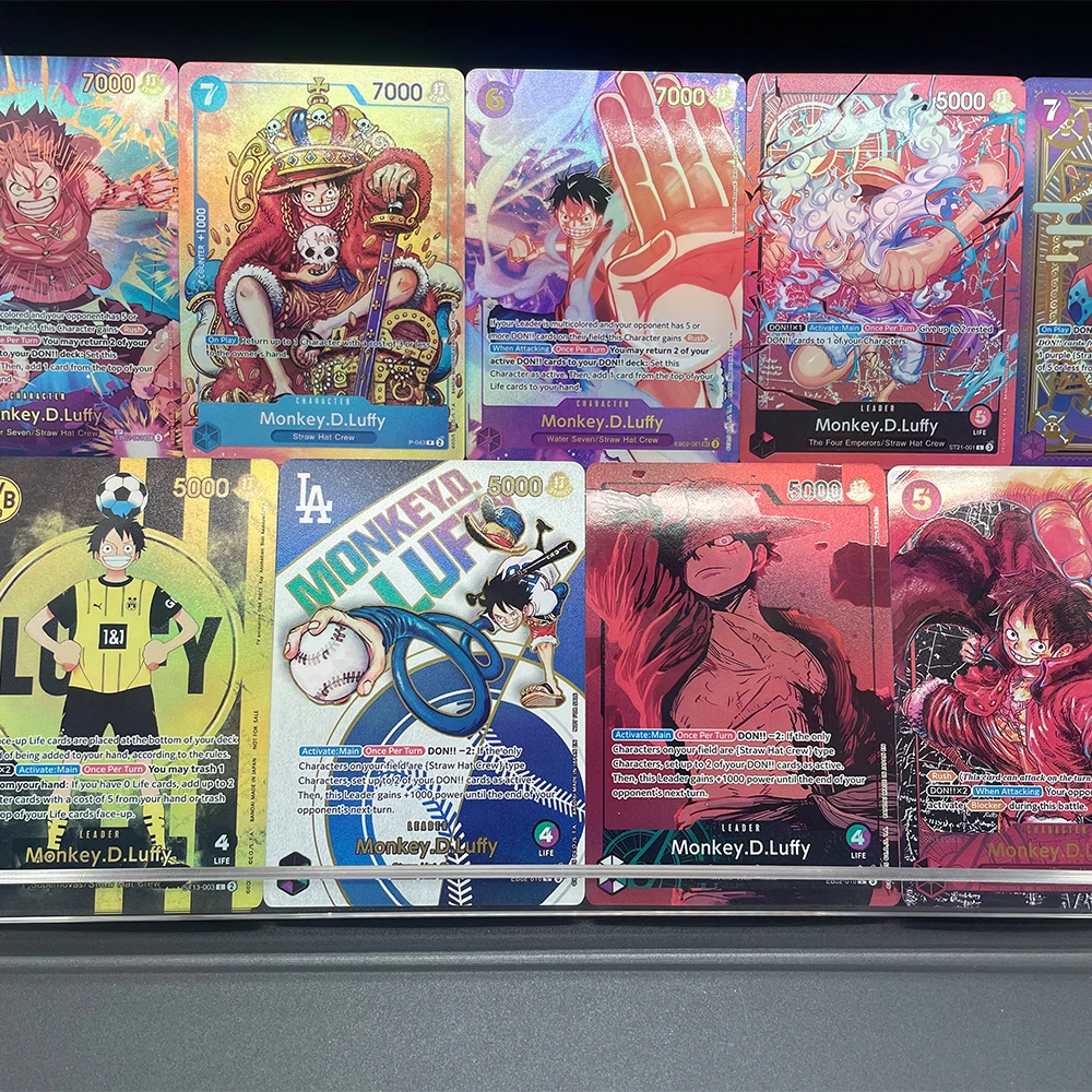 Tarjeta Coleccionable Anime Proxy OPCG Monkey D. Luffy Alt Art EB02-010 ...