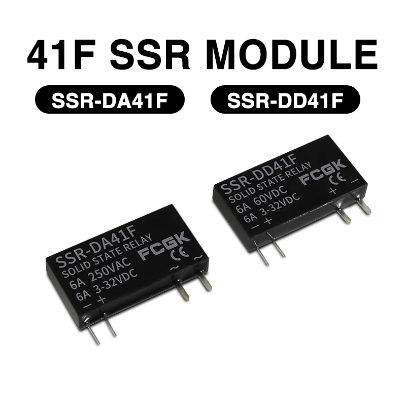 Slim-Relay-SSR-41FDA-SSR-41FDD-Solid-State-Relay-6a-Din-Rail-Relay-DC ...