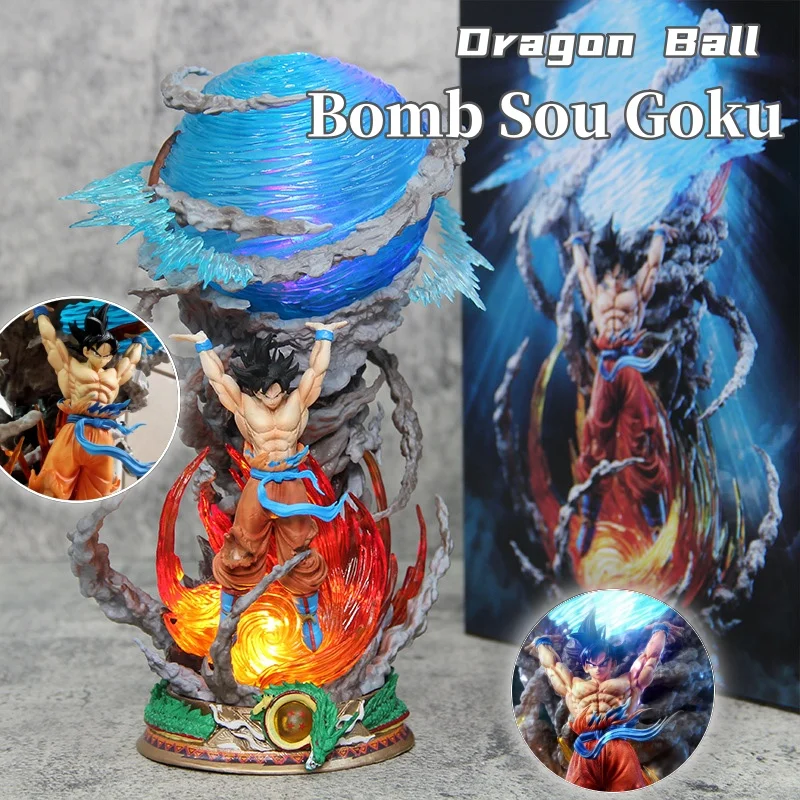 25cm-Dragon-Ball-Anime-Figure-Super-Saiya-Goku-Genki-Bomb-Sou-Goku ...