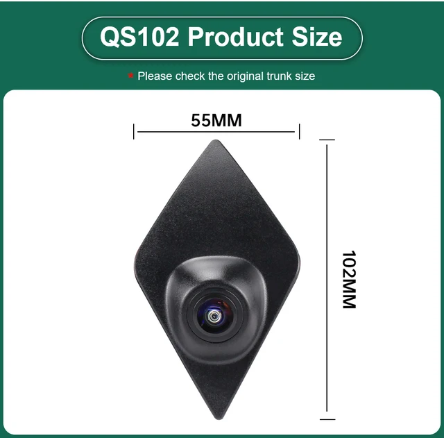 GreenYi AHD 1080P 170° Car Front View Camera For Renault Megane 2 Clio ...