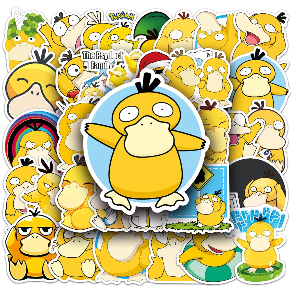Psyduck Stickers | Sticker Decals | Pokemon | Toys - 10/30/50pcs Cute ...