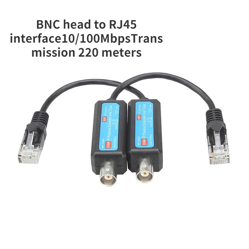 1 Pair Ip Network Coaxial Transmitter Receiver Extender Safe ...