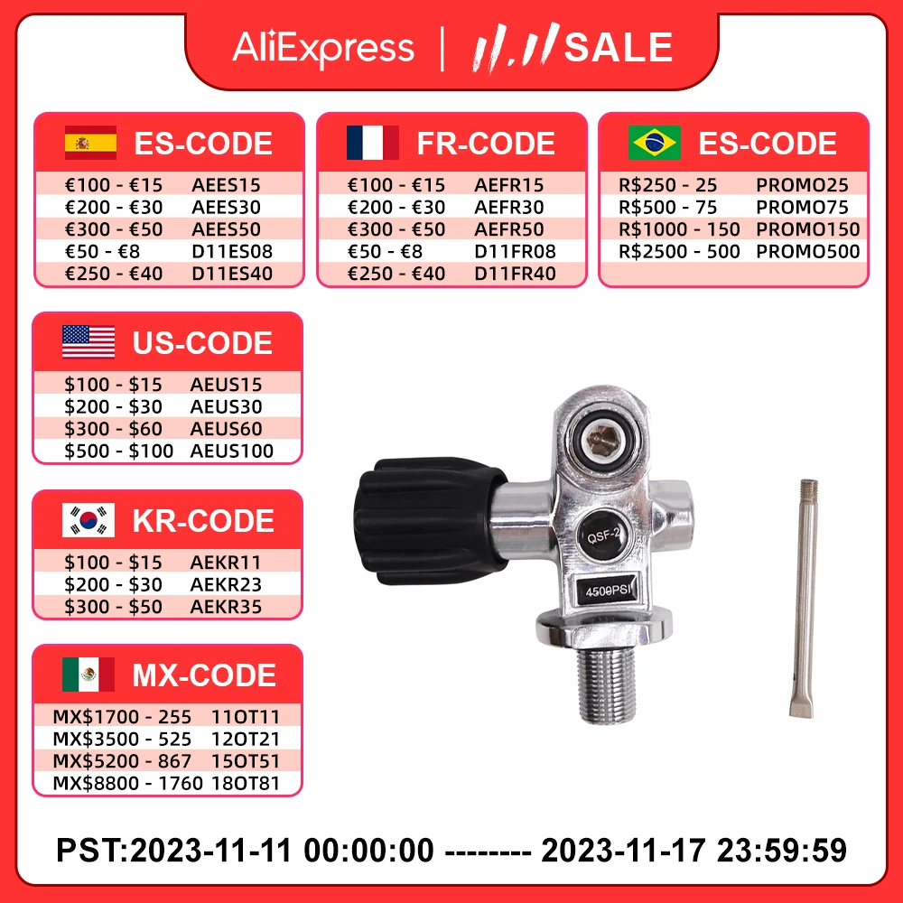 Underwater-Scuba-Diving-Dive-DIN-Yoke-Tank-Valve-High-Pressure-Scuba ...