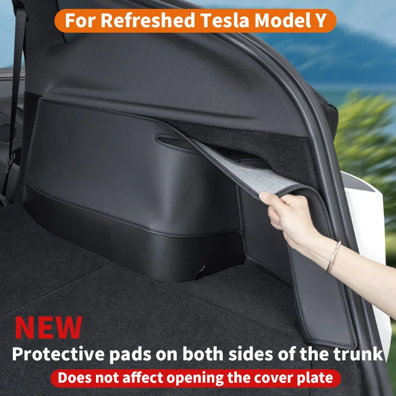 20-25 Tesla Model Y Juniper trunk side protection pad protector pad ...