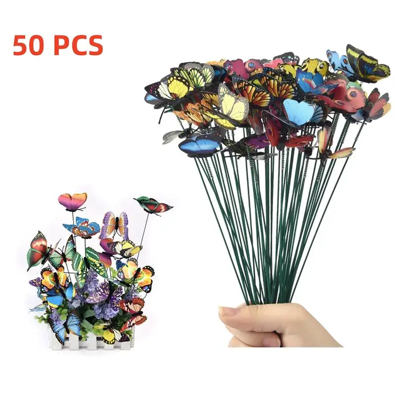 Bunch of Butterflies Garden Yard Planter Colorful Whimsical Butterfly ...