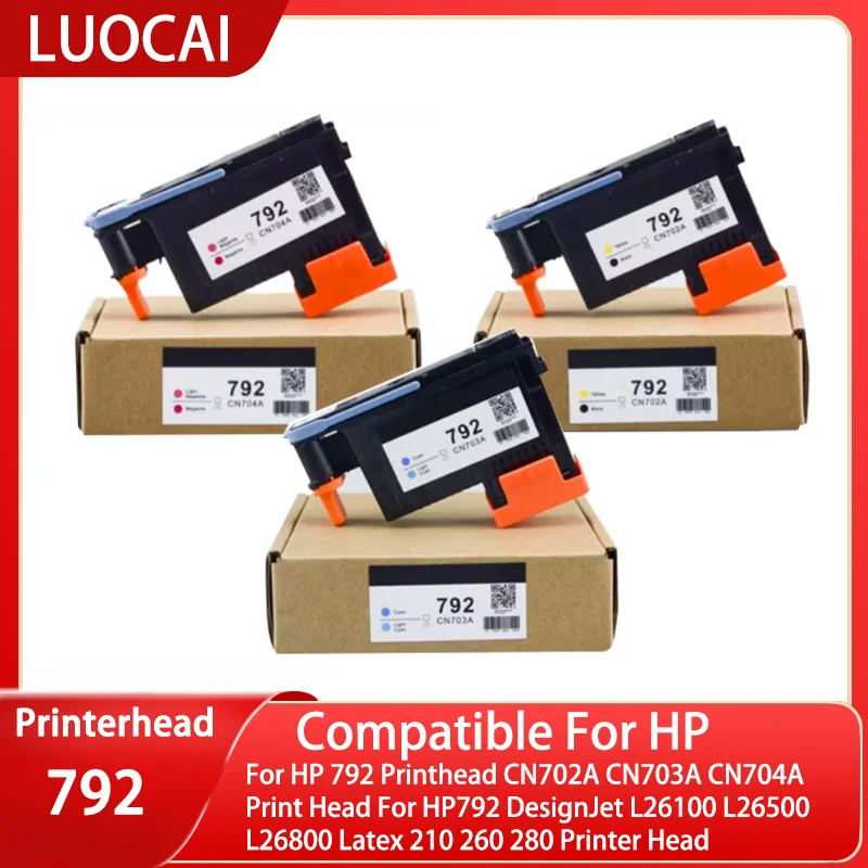 1 set For HP 792 Printhead CN702A CN703A CN704A Print Head For HP792 ...