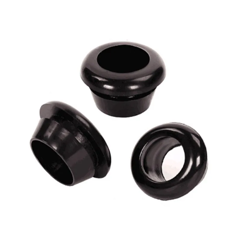 100pcs-Silicone-Rubber-Grommet-Plugs-Bung-with-Snap-on-Threading-Coil ...