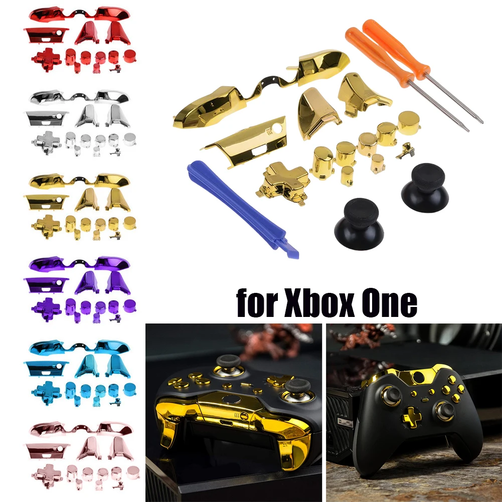 Full Button Set Bumper Trigger Button D Pad Lt Rt Button Kit Gamepad Controller Replacement Part