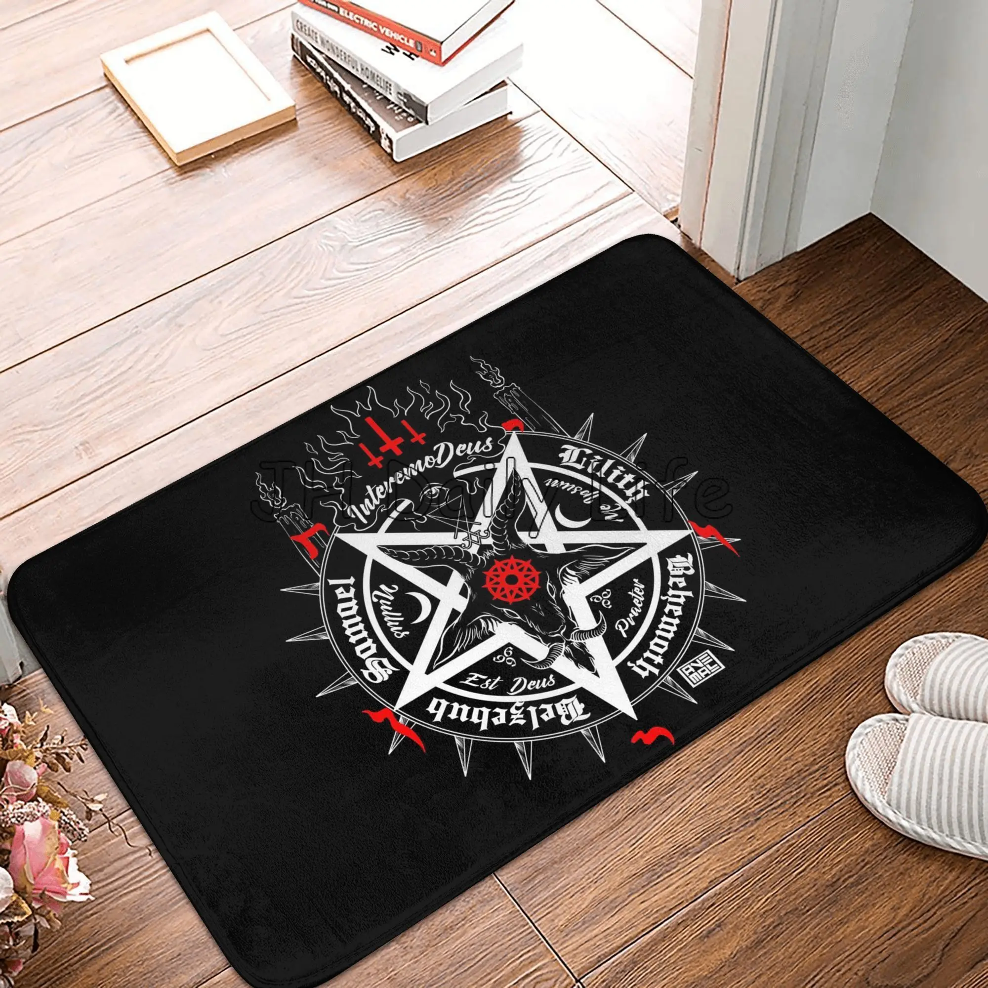 Baphomet-Felpudo-de-bienvenida-Leviat-n-Alfombra-de-entrada-interior ...
