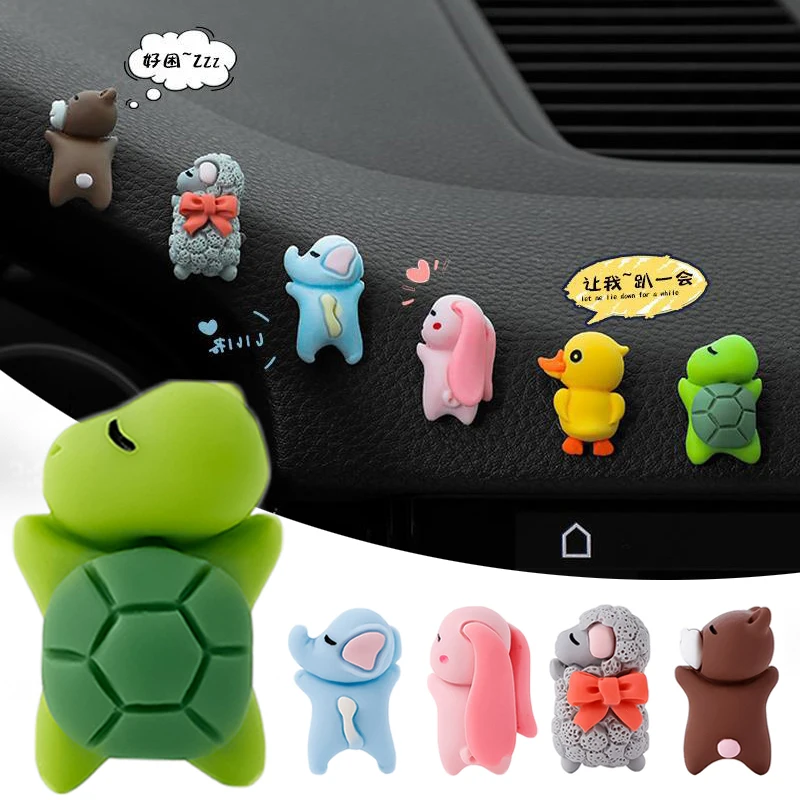 Mini-Cartoon-Sleeping-Animal-Car-Dashboard-Ornaments-Cute-Toy-Car ...