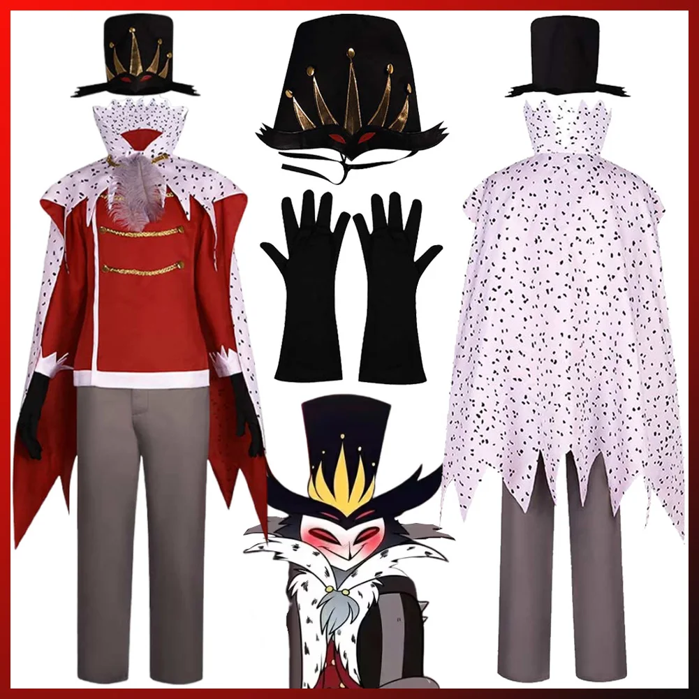 Blitzo Cosplay Costume Anime Cartoon Helluva Cos Boss Roleplay Men ...