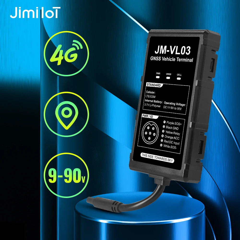 JIMIIOT-LTE-Gps-Para-Moto-VL03-Waterproof-Motorcycle-Locator-9-90V-Cut ...