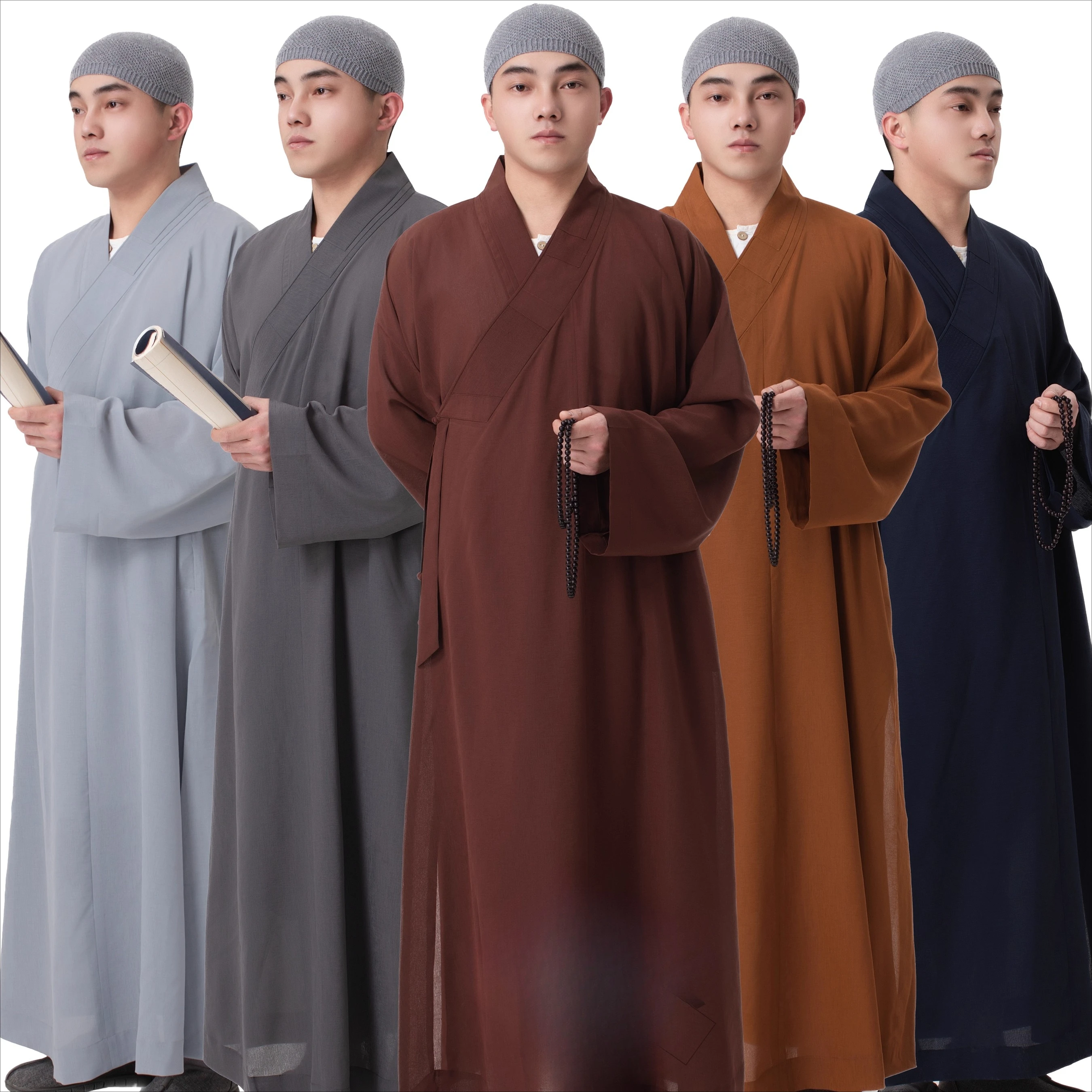 Chinese Traditional Long Robes for Buddhism Monk Buddhist Dress for ...