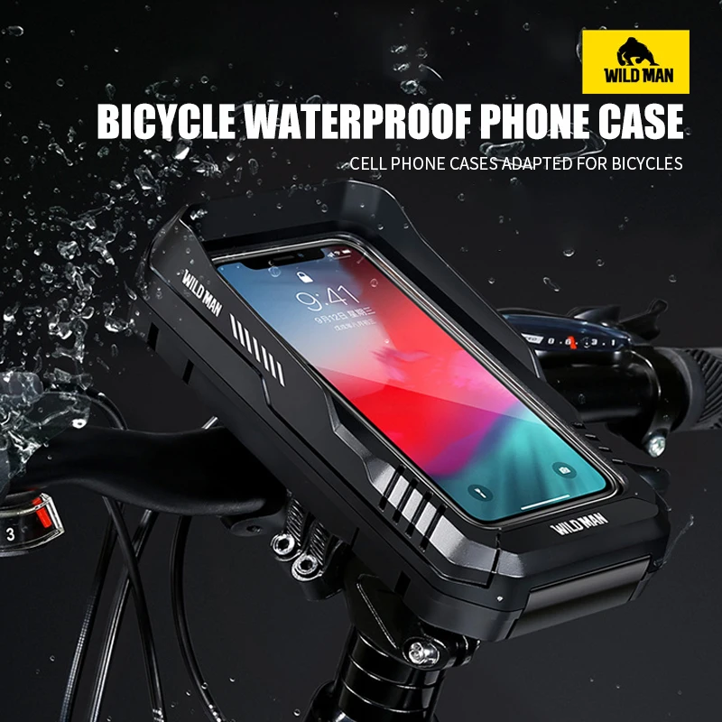 WILD-MAN-FK4-Bicycle-Bag-Hard-Shell-Single-Handlebar-Touch-Screen ...