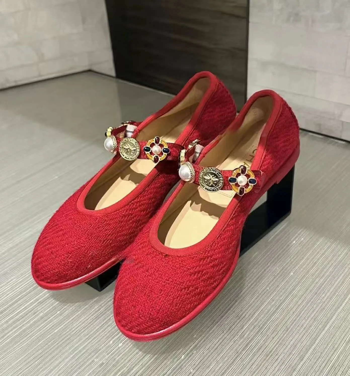 Scarpe-singole-stile-profumato-di-grandi-dimensioni-scarpe-da-donna-a ...