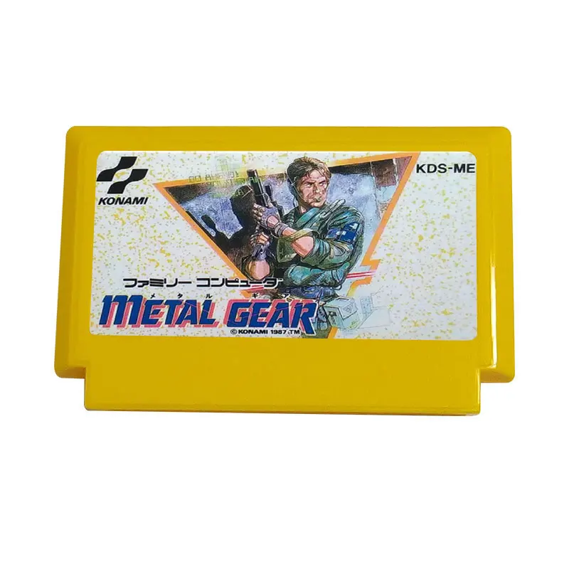 METAL-GEAR-8-Bit-Game-Cartridge-For-60-Pin-TV-Game-Console-Japanese ...
