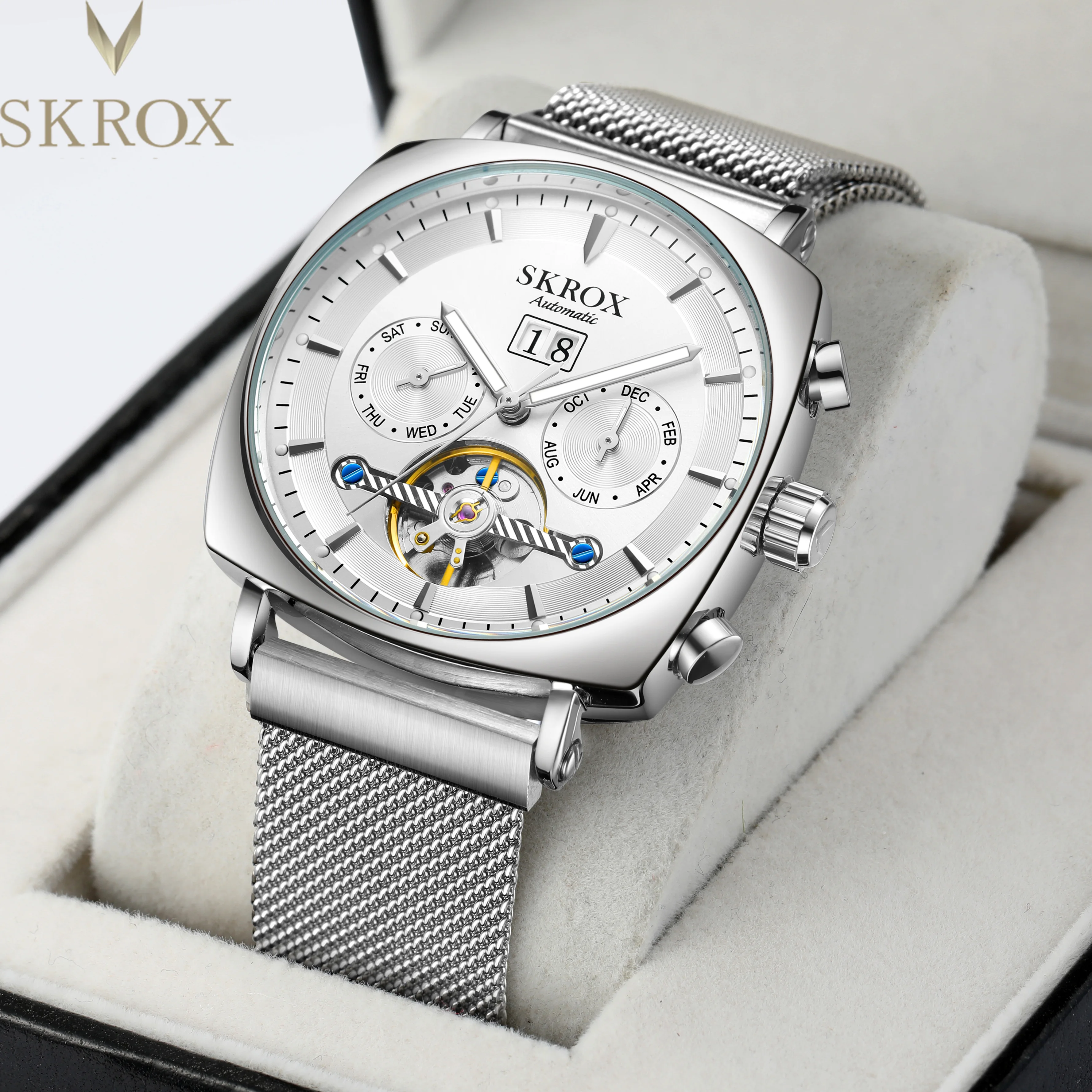 SKROX-Square-Tourbillon-Automatic-Movement-Man-Watch-Mechanical-Male ...