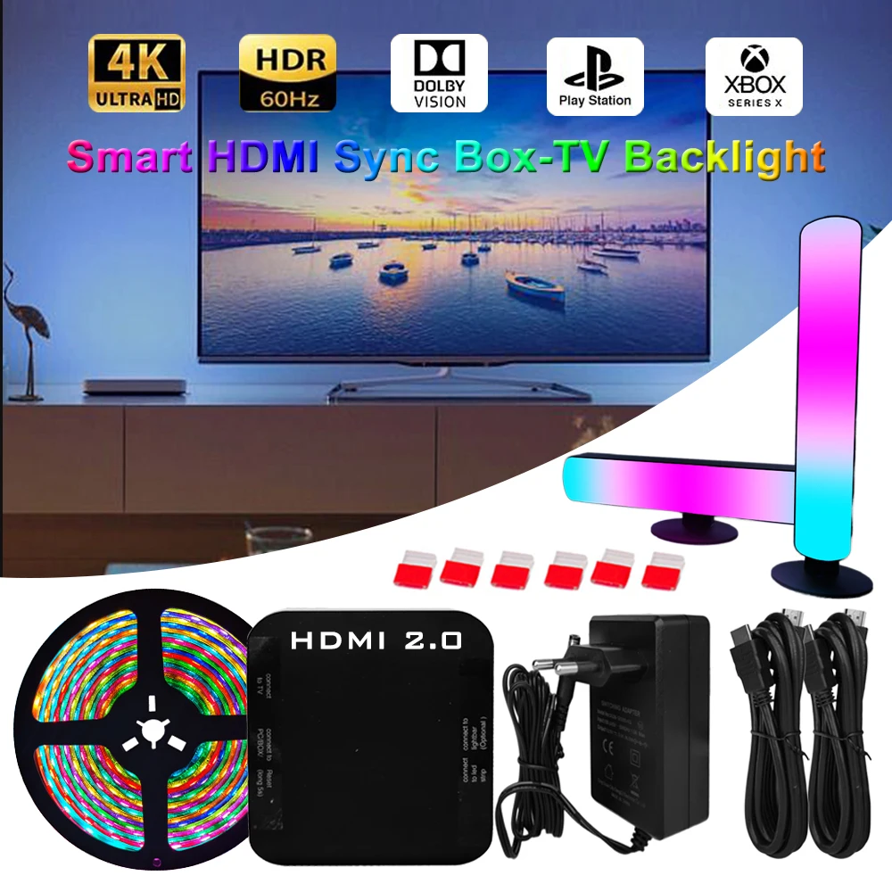 HDMI-2-0-Smart-Ambient-TV-Led-Backlight-Sync-Box-DC12V-WS2811 ...
