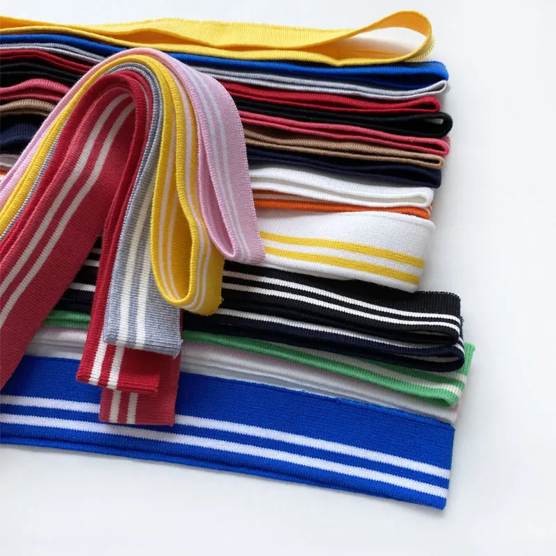 3-5x80cm-High-Stretch-Knitted-Ribs-Dyed-Stripes-Fabric-For-DIY-Sleeve ...