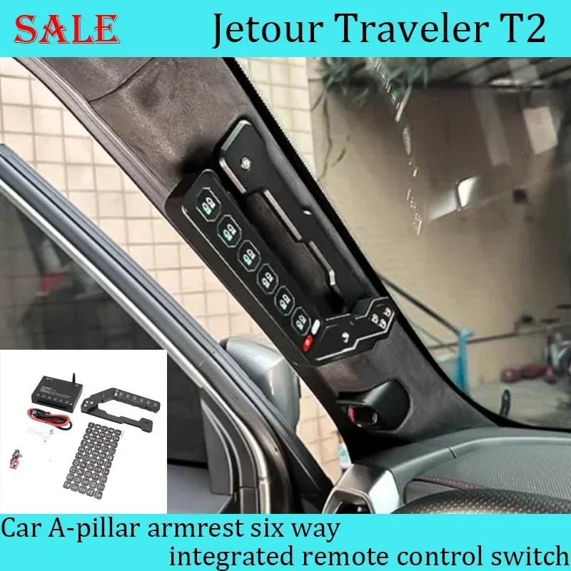 Fit-for-Jetour-Traveler-T2-2023-Car-A-pillar-Armrest-Six-way-Integrated ...