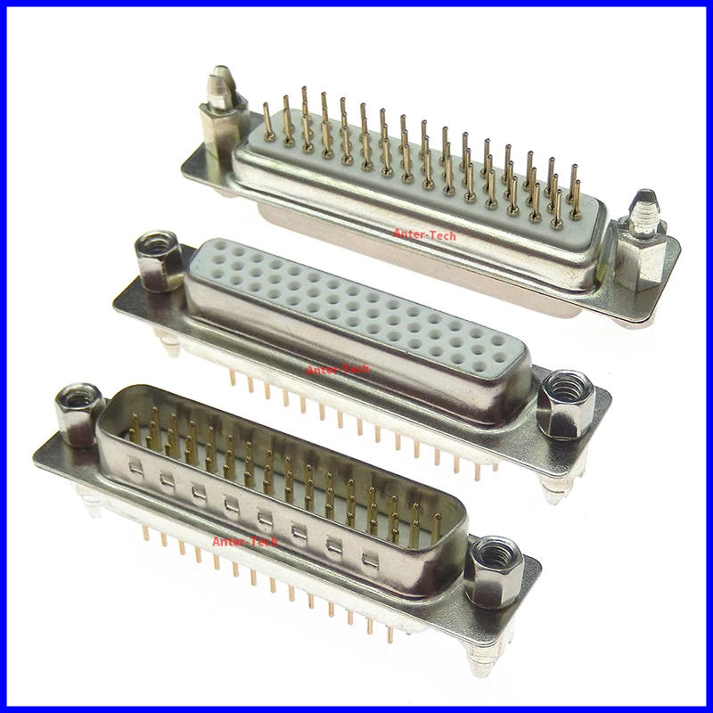 2PCS-DB44-female-Male-serial-port-connector-plug-in-board-type-D-Sub ...