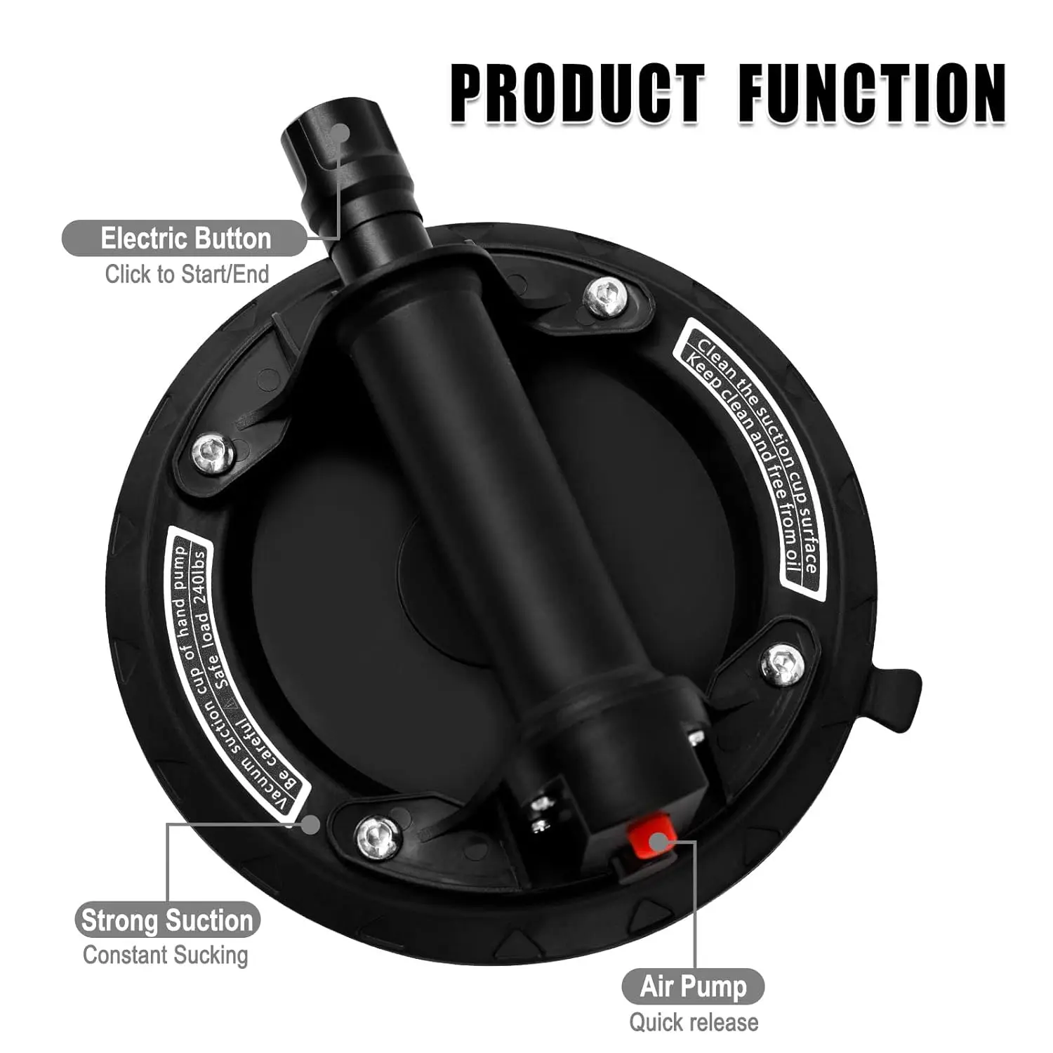 Electric-Tile-Suction-Cup-1PCS-Tool-Paver-Lifter-160KG-352lbs-Max-for ...