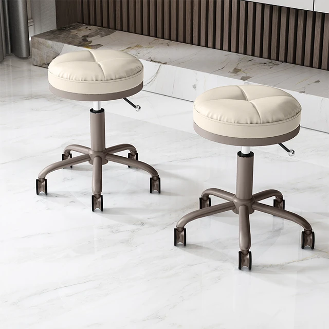 Vanity Stool For Bathroom With Wheel