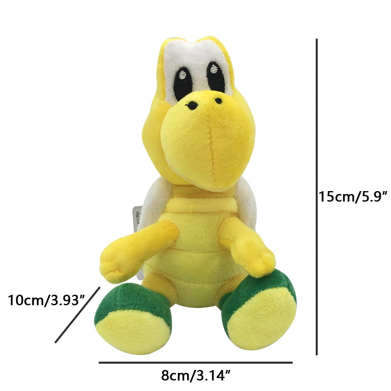 Kawaii Mario Bros Koopa Troopa Bob-omb Buddy Super Star Soft Plush Toy ...