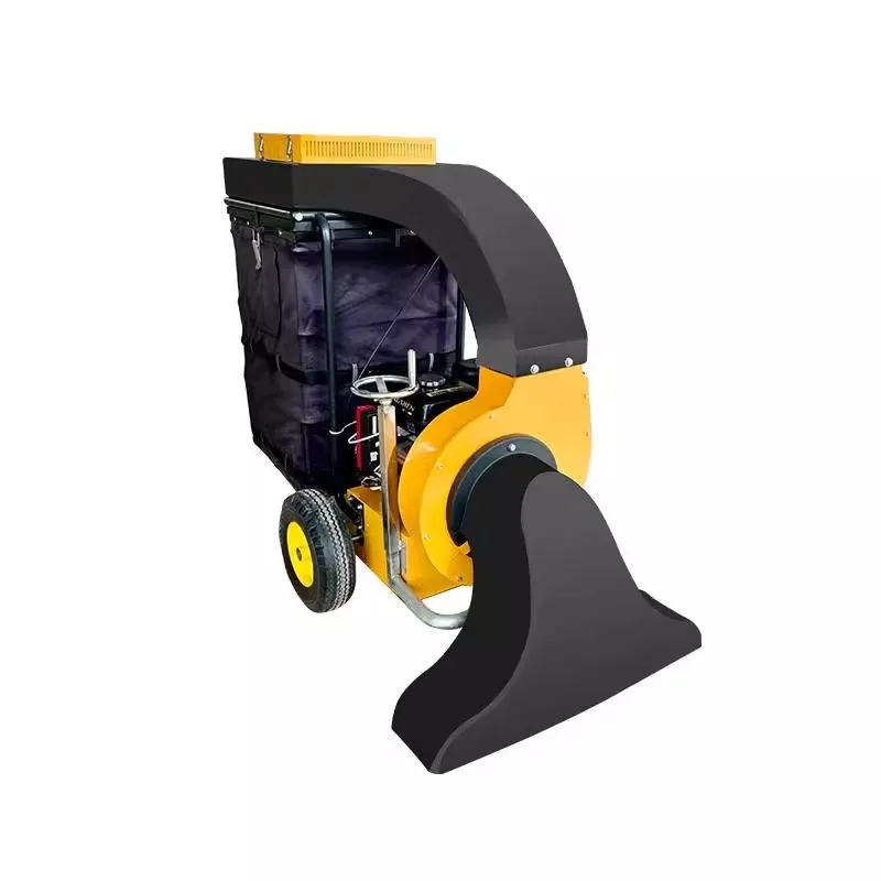 Hand-pushed leaf suction machine automatic walking tree fallen leaf ...