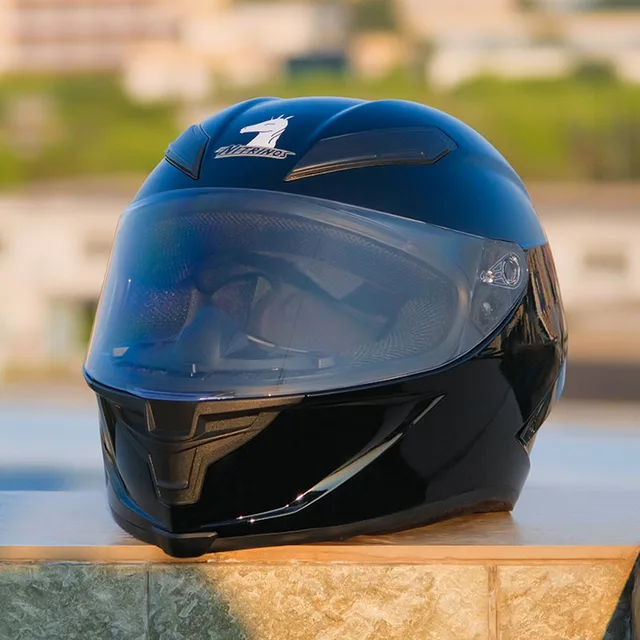 Winter Season Men Black Color Helmet Motorcycle Full Face Women Helmet ...