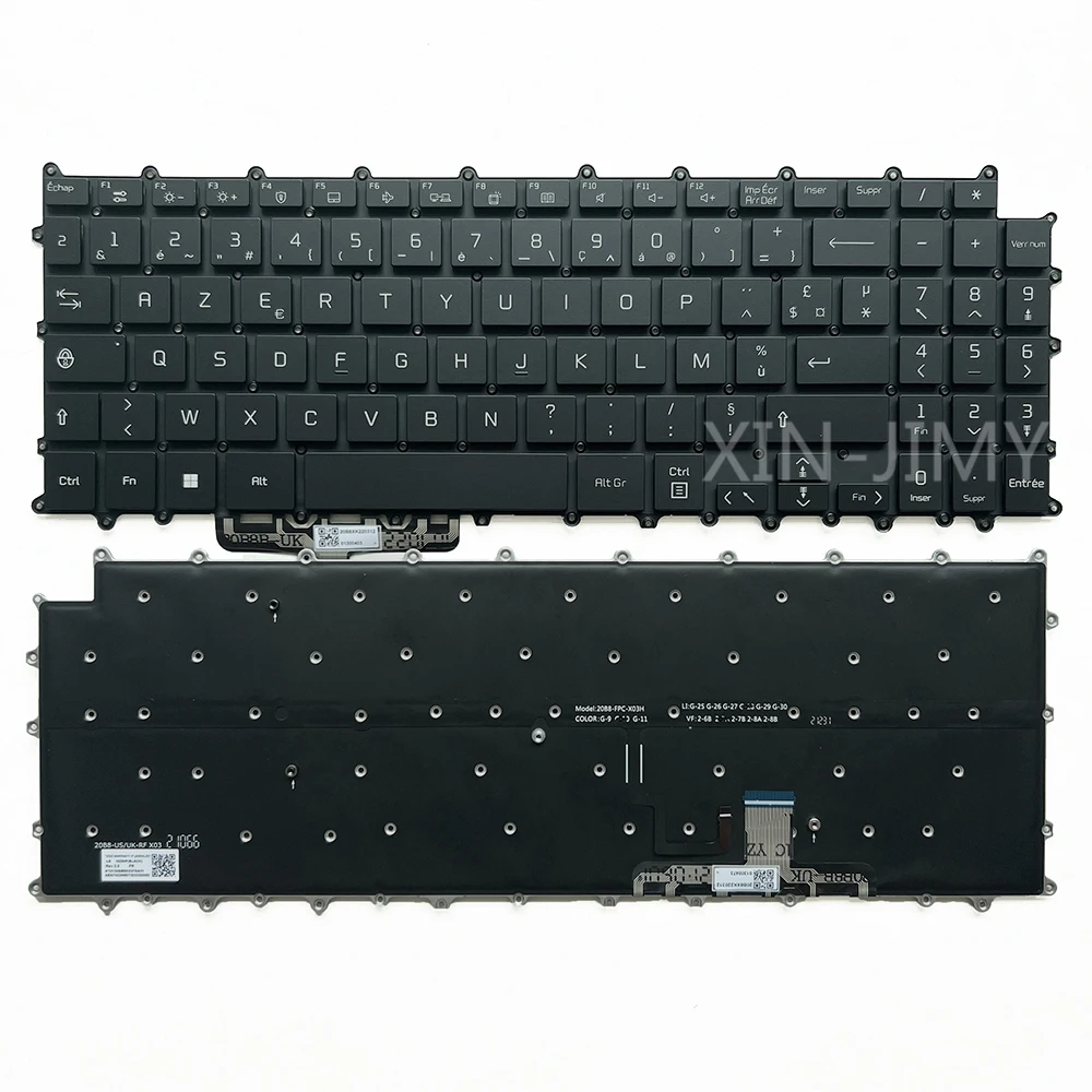 16Z90P French AZERTY Backlight Keyboard for LG Gram 16Z90P 16Z90P-G ...