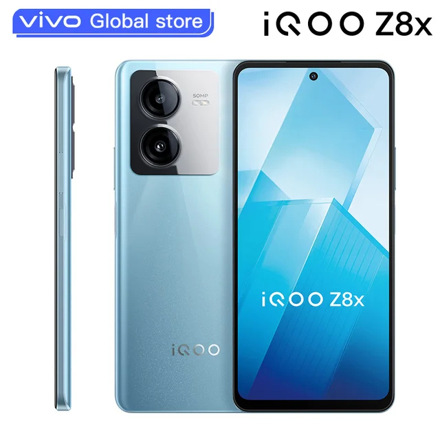 Original VIVO iQOO Z8X Mobile Phone 6.64 Inch LCD Snapdragon 6 Gen1 Octa Core Charge 44W 50M ...