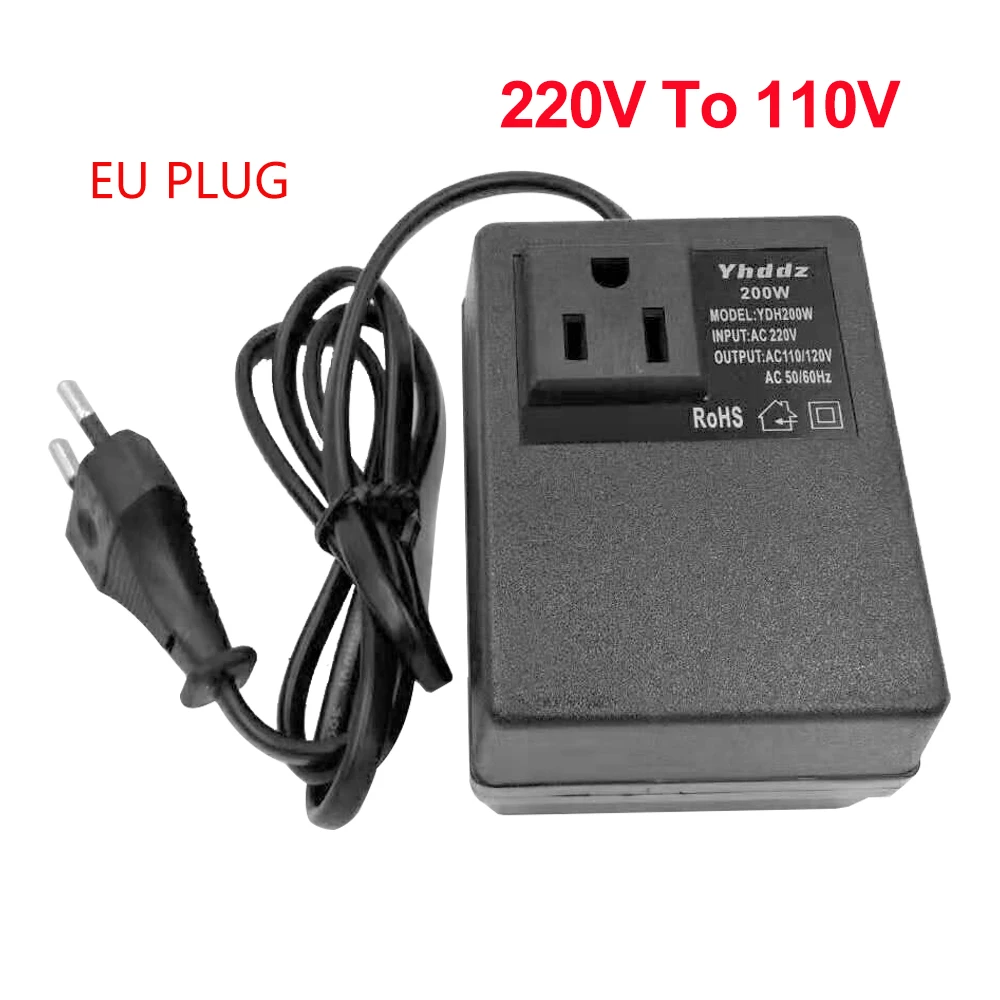 200w Voltage Converter 220v To 110v Transformer Step Down Transformer
