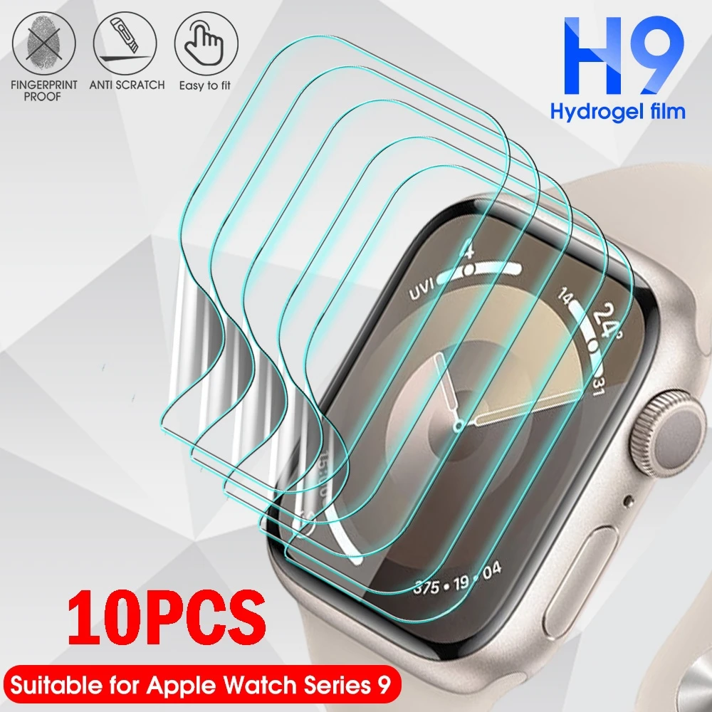 1-10Pcs-Series9-Soft-Hydrogel-Film-Screen-Protectors-For-Apple-Watch ...